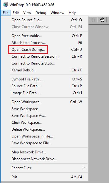 troubleshooting windows crashes with debug tools