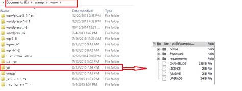 correct and easy way to install the yii framework