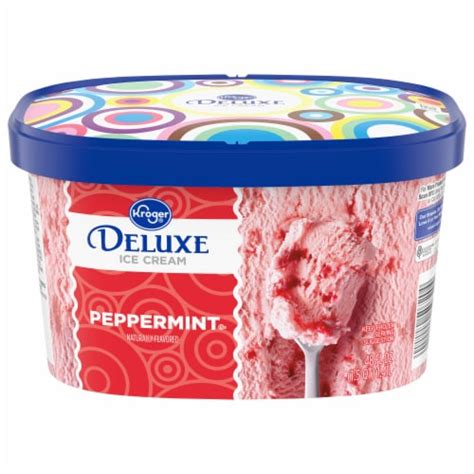 Kroger® Deluxe Peppermint Ice Cream Tub 48 Oz King Soopers
