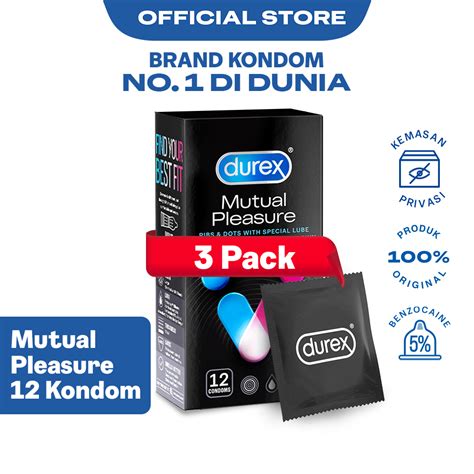Promo Durex Mutual Pleasure Alat Kontrasepsi Kondom Gerigi Tahan