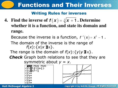 Ppt Functions And Their Inverses Powerpoint Presentation Free