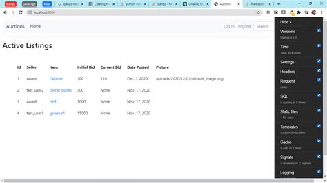 django failed to load module script the server