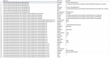 sql server querying instance information in windows registry using