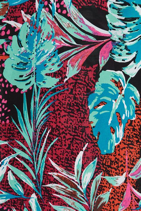 Mel Maxi Dress In Black Multi Tropical Floral Print St Frock