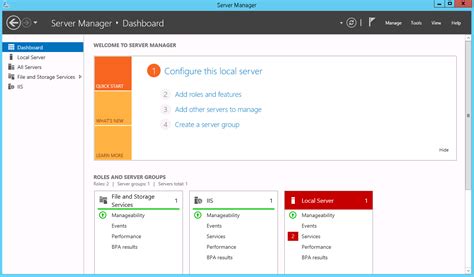 iis installation and firewall setting server operation system