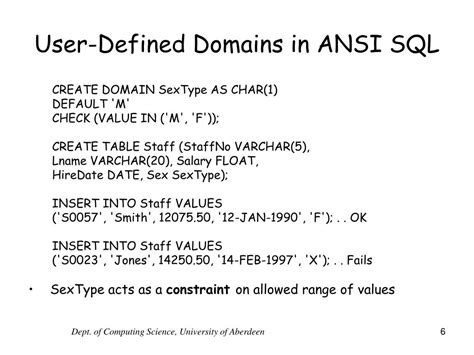ppt data definition and integrity constraints powerpoint presentation