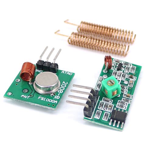 3pcs 433mhz rf wireless receiver module transmitter kit