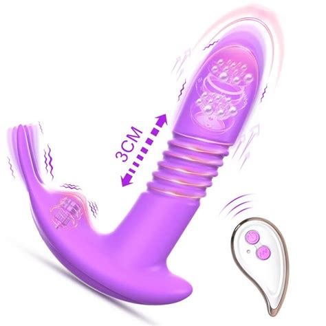 Vibrador Giratorio Para Mujer Consolador Telescópico Masajeador Del