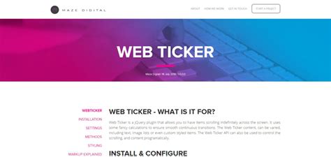 top 13 jquery news ticker plugins gojquery