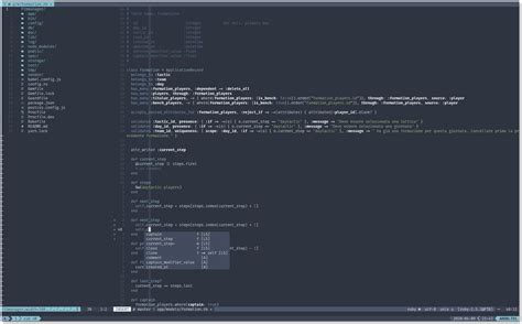 v ide vim custom configuration oriented for full stack