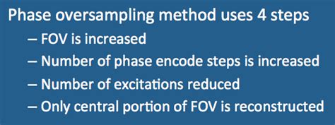 Phase Oversampling Questions And Answers In Mri