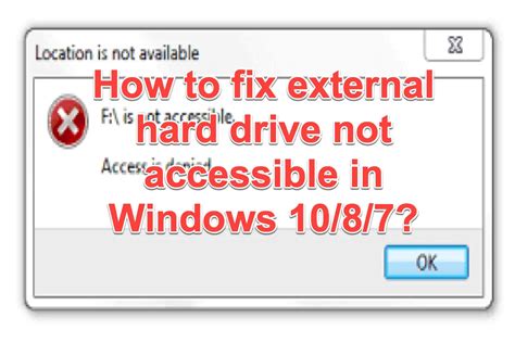 [solved] how to fix external hard drive not accessible in windows 11 10