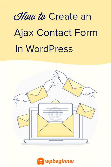 how to build a wordpress ajax form in 4 easy steps