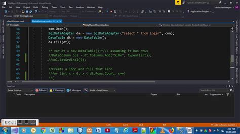 add serial no to gridview wpf c youtube