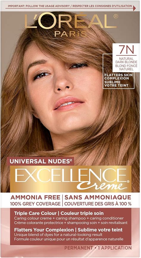 Loréal Paris Excellence Crème Permanent Hair Color 7n Natural Dark