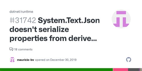 system text json jsonserializer doesn t serialize properties from