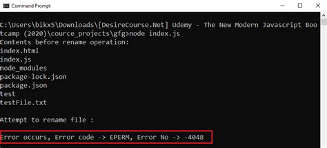 how to operate callback based fs rename method with