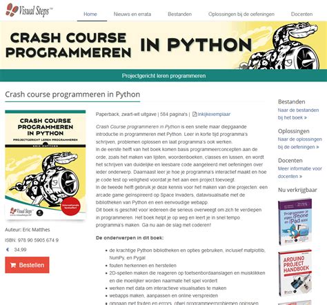 crash course programmeren in python