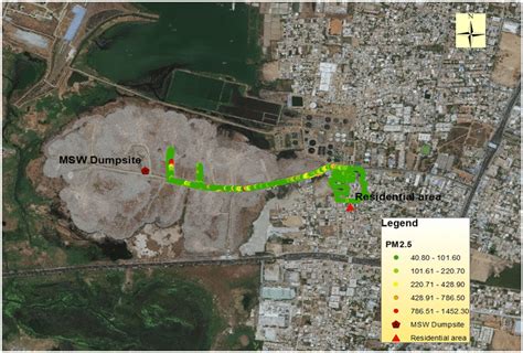 Spatial And Temporal Variation Of Pm2 5 Inside And Outside Dumpsite