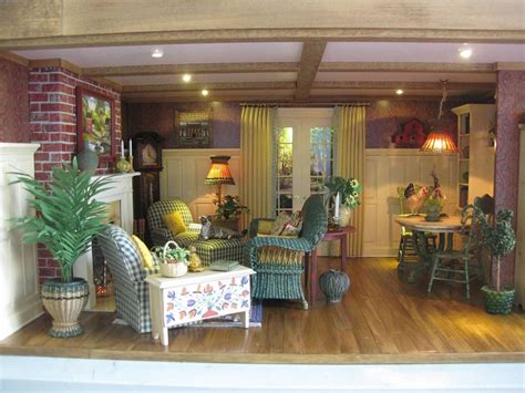 Susans Miniatures Dolls House Interiors Dollhouse Living Room