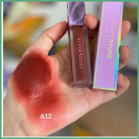 Son Kem Black Rouge A12 Màu đỏ Nâu Mixasale