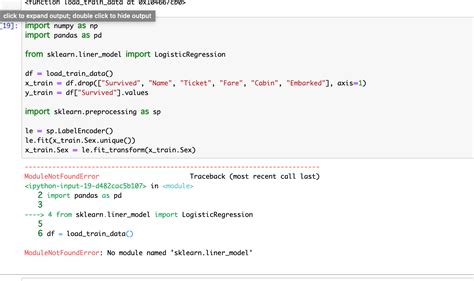python 3 x no module named sklearn liner model のエラーを消し