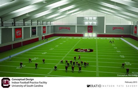Football Indoor Practice Facility Conceptual Rendering Übung