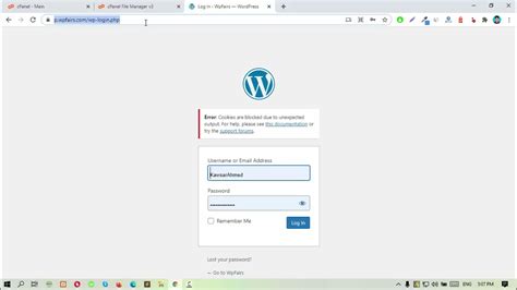 how to solve cookies are blocked due to unexpected output error problem