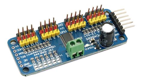 pca9685 módulo controlador de servos 16 canales novatronic