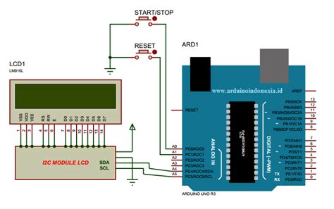 membuat stopwatch sendiri menggunakan arduino uno dan lcd 16x2