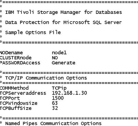 how to install and configure ibm tivoli data protection tdp for