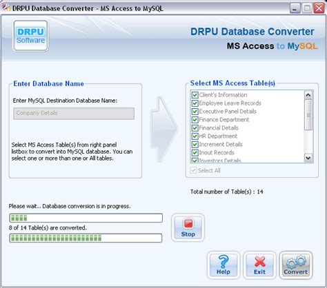 database converter for ms access to mysql convert record transform