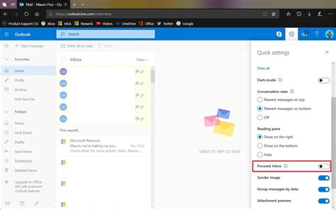 how to use focused inbox in outlook windows central