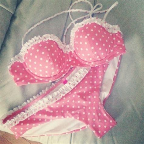 Itsy Bitsy Teeny Weeny Pink Polka Dot Bikini Ahlihzay Bikinis