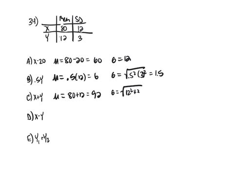 solved given independent random variables with means and standard