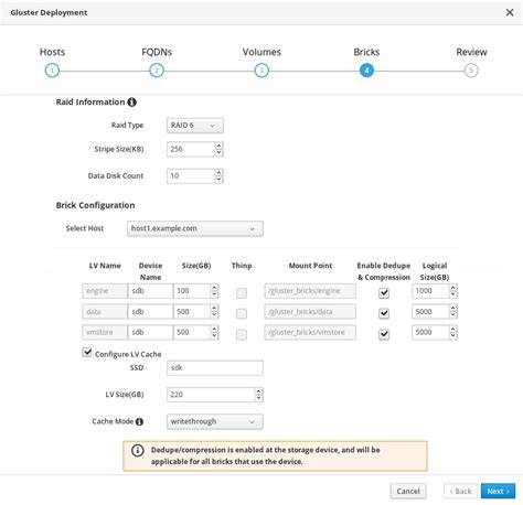 chapter 6 configure red hat gluster storage for hosted engine using