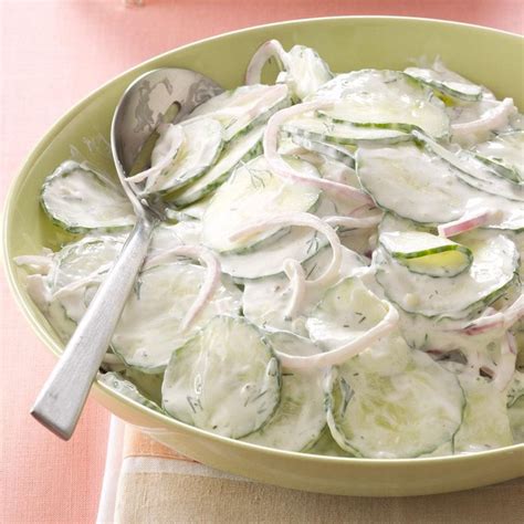 Creamy Cucumber Salad Recipe How To Make It