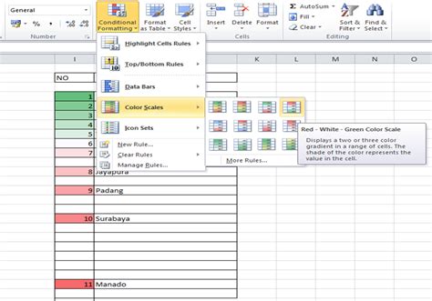cara membuat formula pada conditional formatting di excel hongkoong