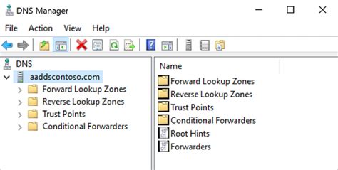 manage dns for azure ad domain services microsoft learn