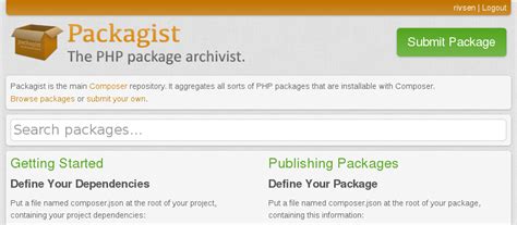 使用github、composer、packagist管理公开的php包（step by step）