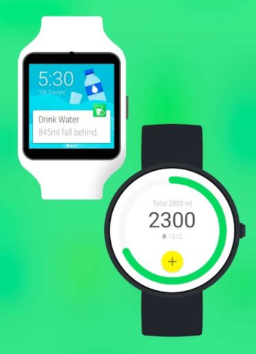 best water reminder apps for smartphone and smartwatch