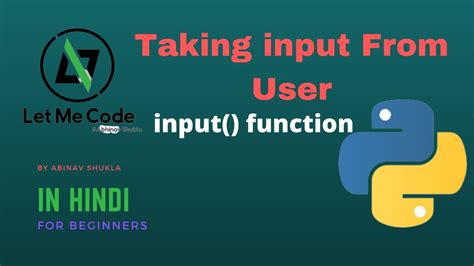 how to take input from user in python 3 in hindi python tutorial