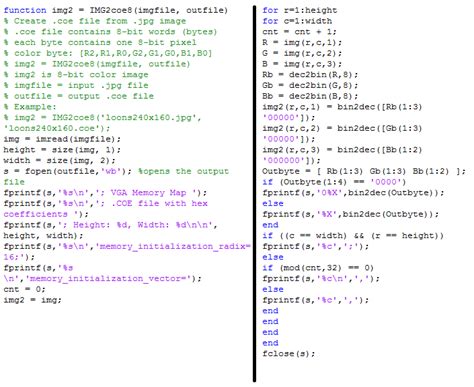vlsi verilog reading image file using hdl