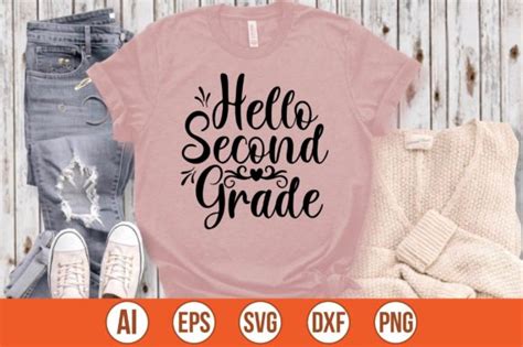 Hello Second Grade Graphic By Ummekulsum3345 · Creative Fabrica