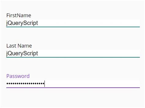 material design inspired floaing form labels awesome