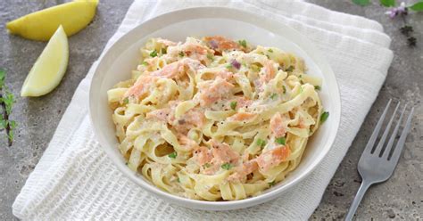 Tagliatelles Au Saumon Et à La Crème Blog Fod Foodondemand