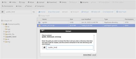 how to install cs cart on a host with cpanel — cs cart 4 4 x documentation