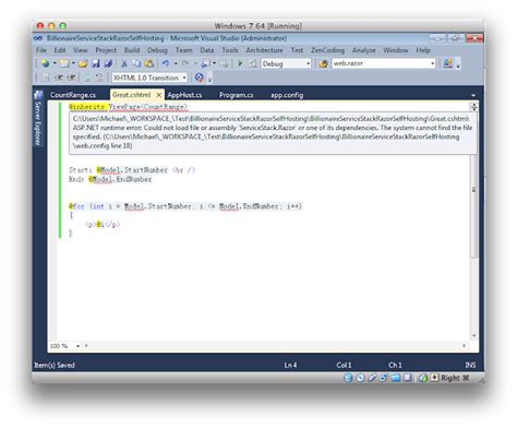 class programmer ienablemuch { self hosting servicestack serving