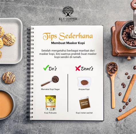 Tips Sederhana Membuat Masker Kopi By Els Coffee