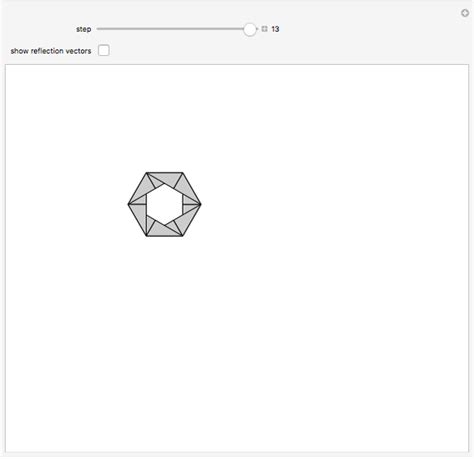 making a hexagon using a fold and twist algorithm wolfram